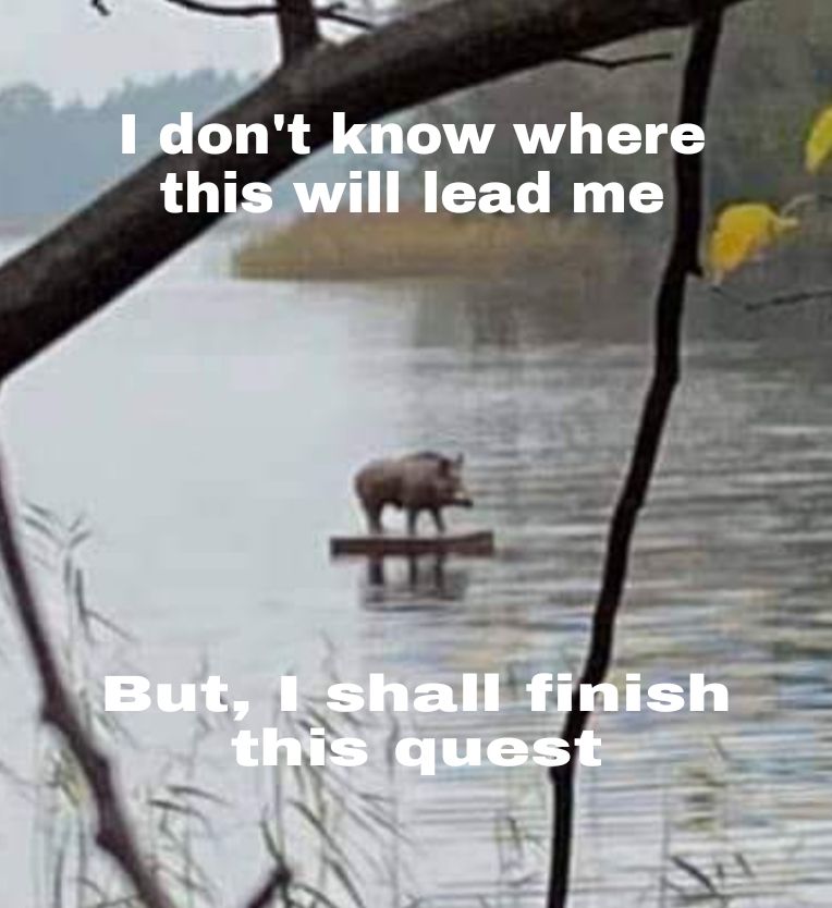 Godspeed on your quest | Scrolller