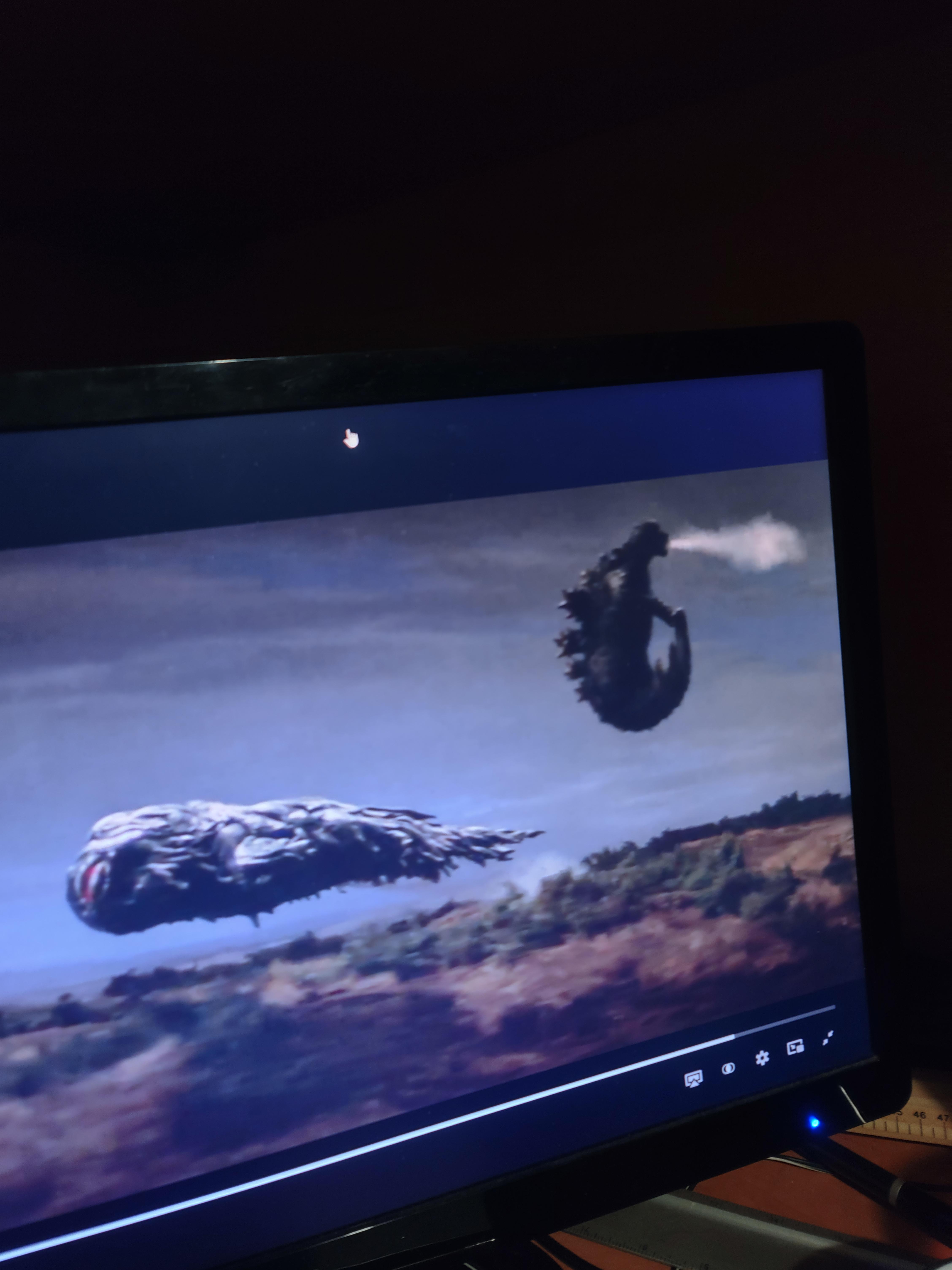 Godzilla flying using his atomic breath | Scrolller