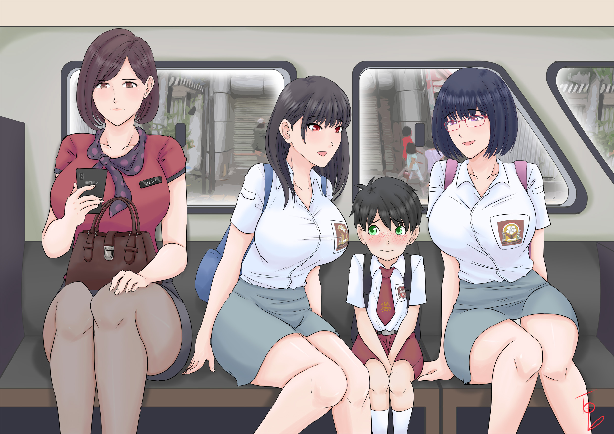 Going to school with Oneesan | Scrolller