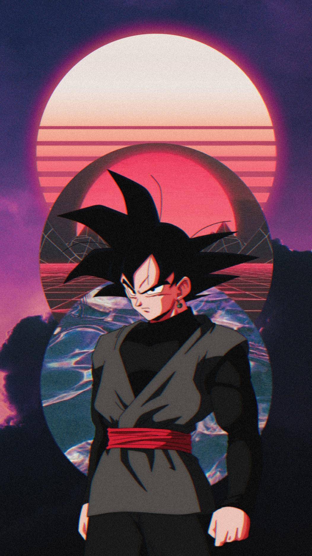 Goku Black - Aesthetic Edit Wallpaper by me :) [1052x1870] | Scrolller