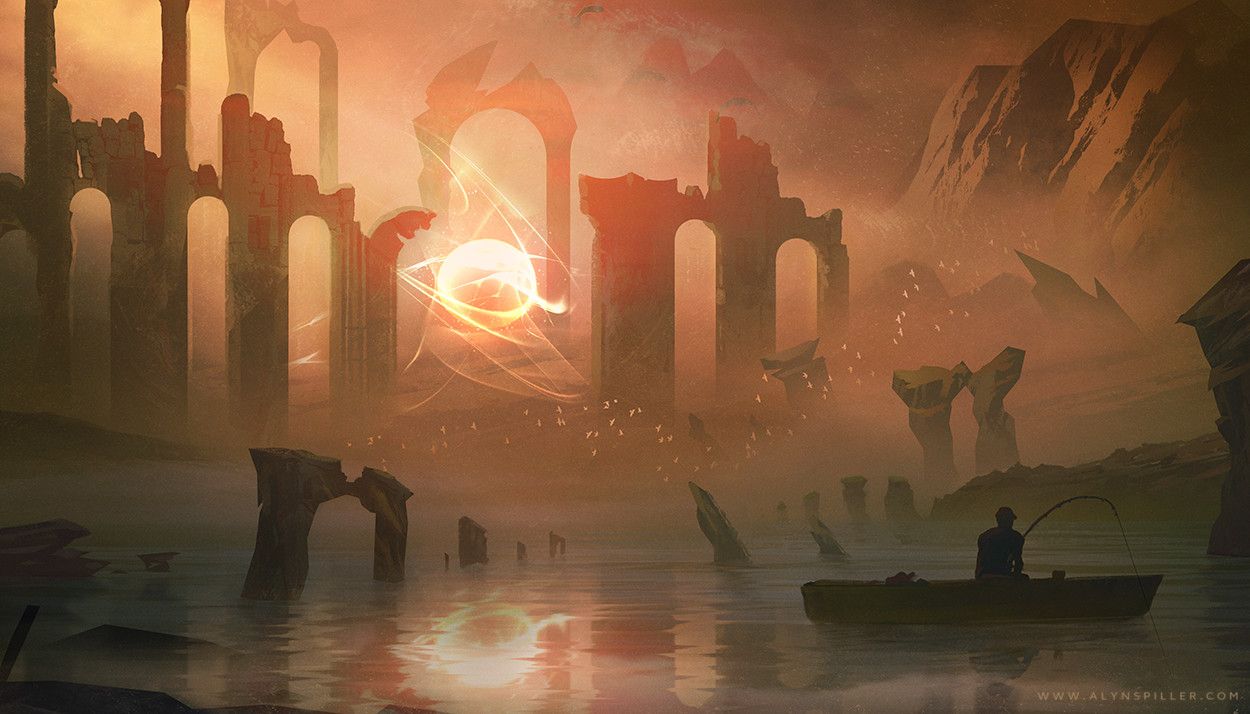 Gone Fishing by Alyn Spiller | Scrolller