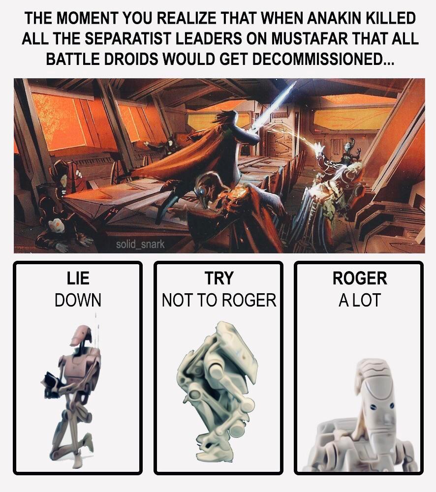 Good soldiers Roger Roger! | Scrolller