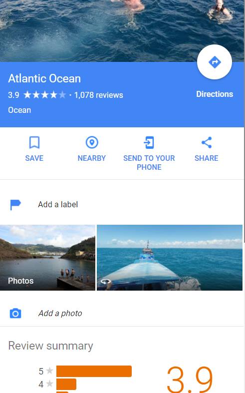 Google lets you rate oceans | Scrolller
