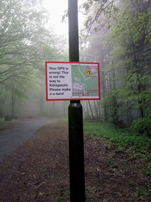 Google Maps took me up the garden path | Scrolller