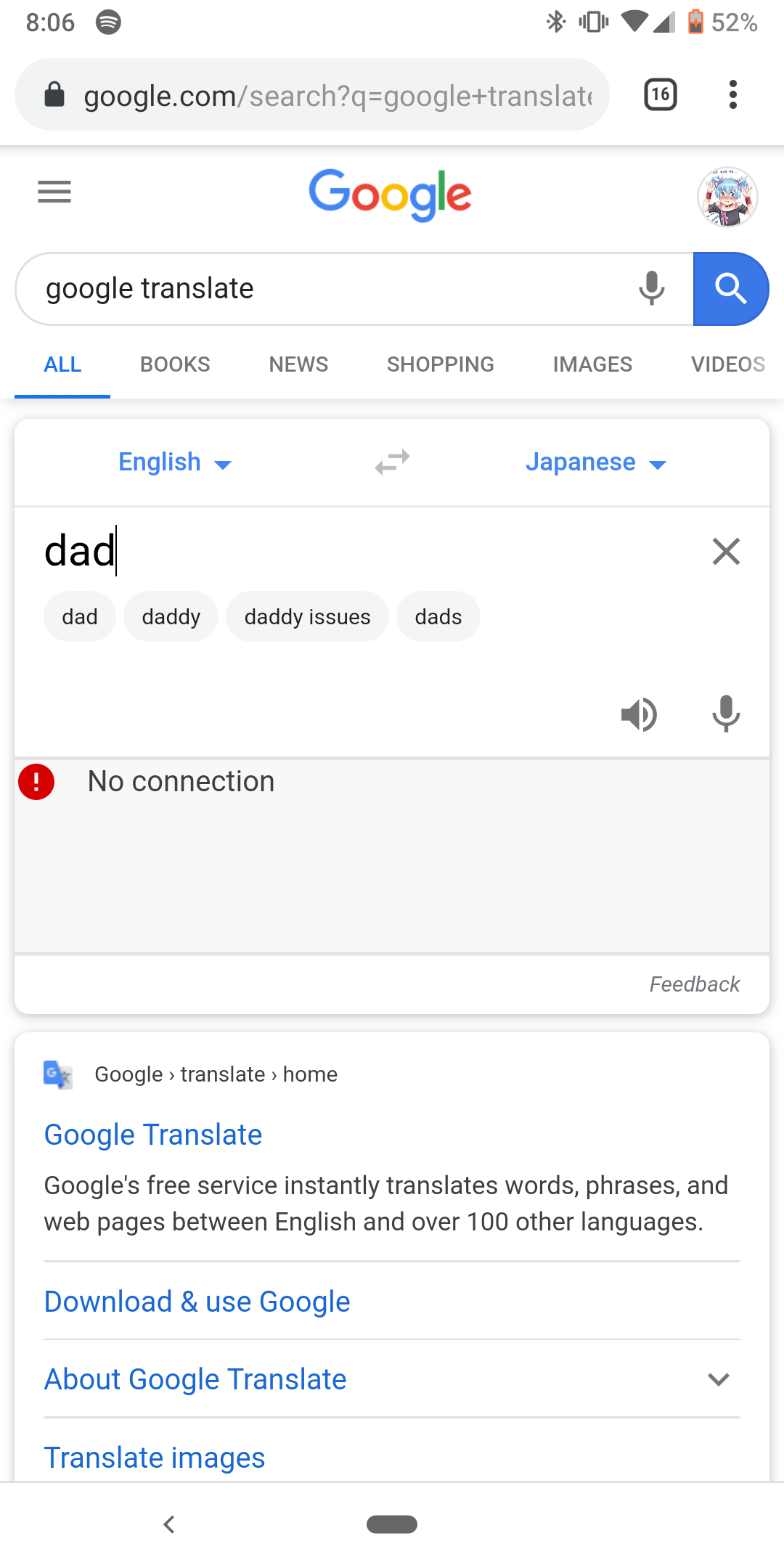 Google translate is making me cry | Scrolller