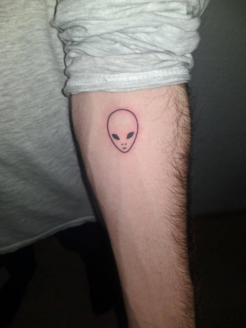 got a new alien tattoo | Scrolller