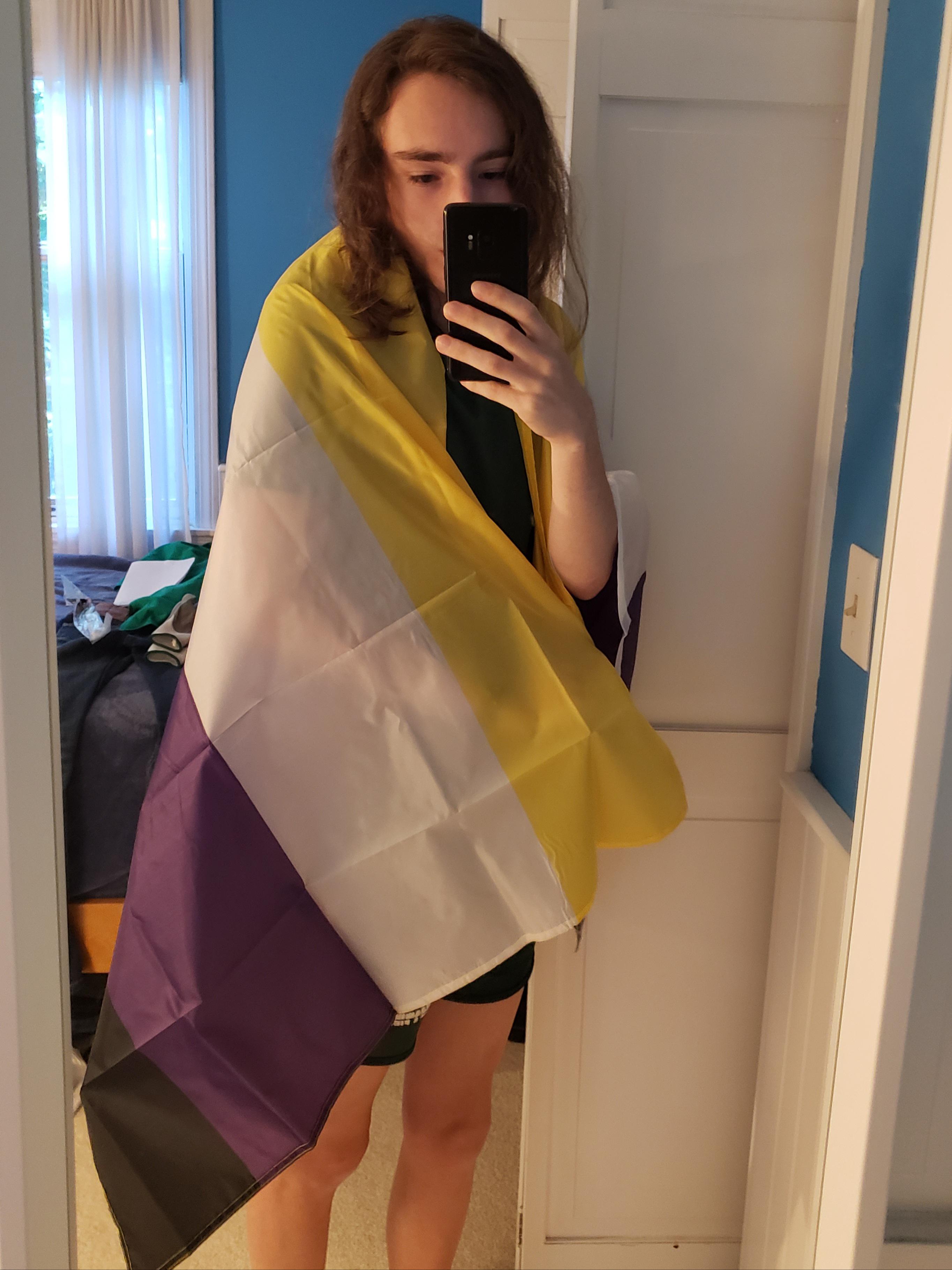 Got a NonBinary flag! | Scrolller