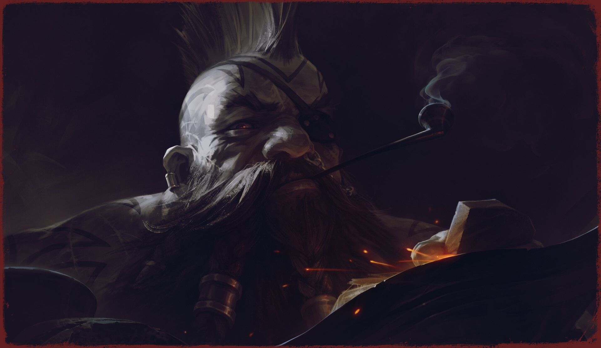 Gotrek Gurnisson by Alexandr Leskinen | Scrolller