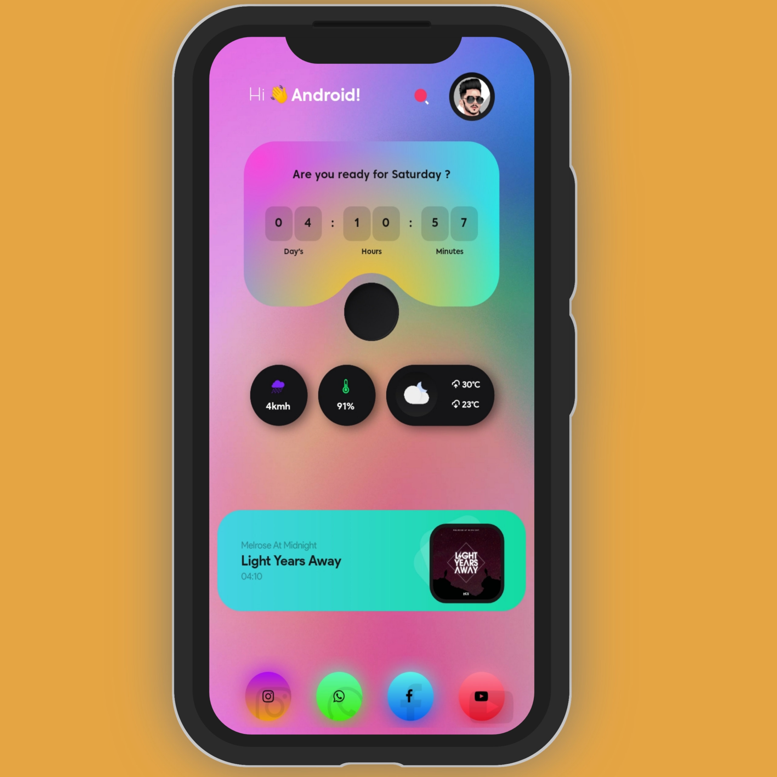 GRADIENT HOME SCREEN SETUP | Scrolller