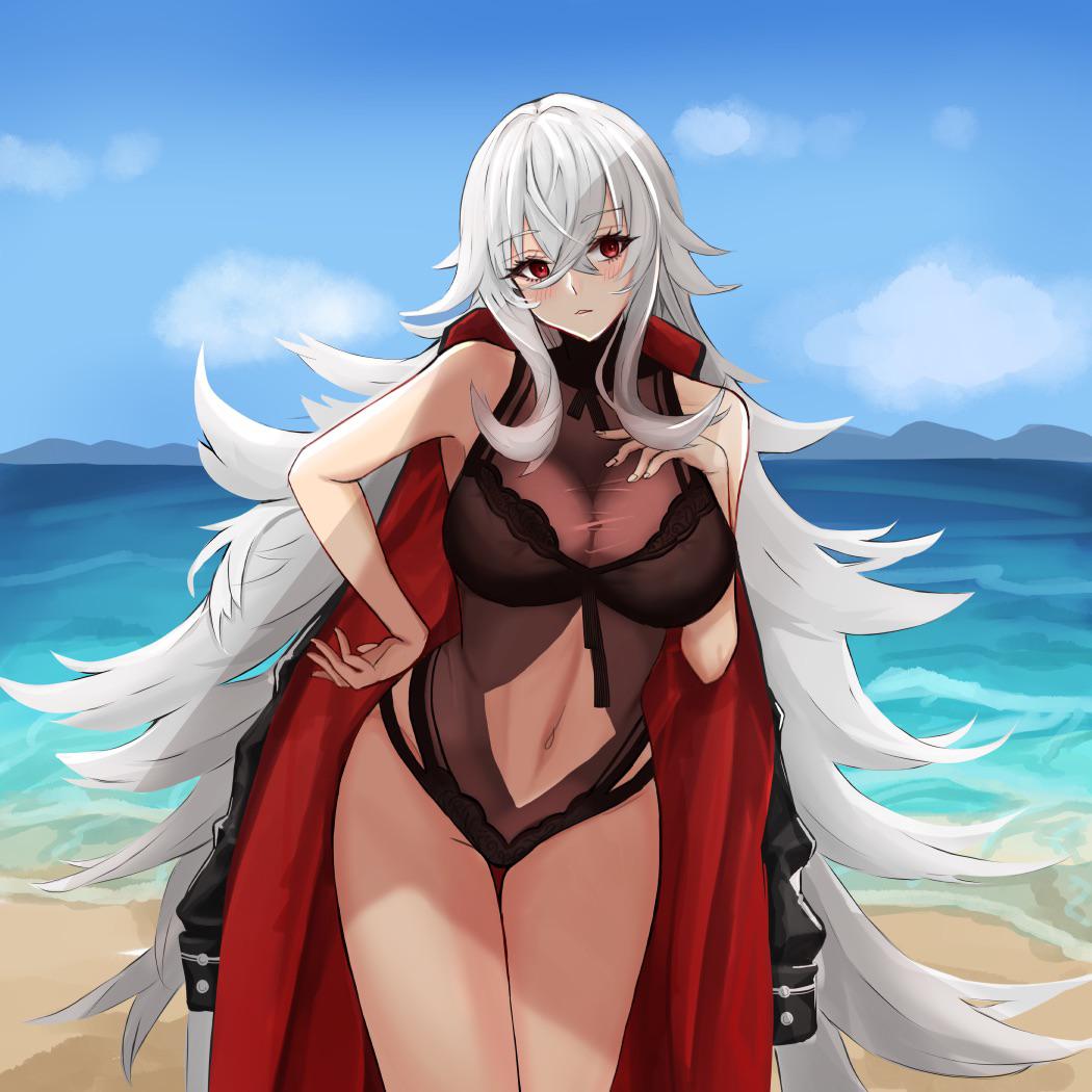 Graf Zeppelin Came to the Beach [Azur Lane] | Scrolller