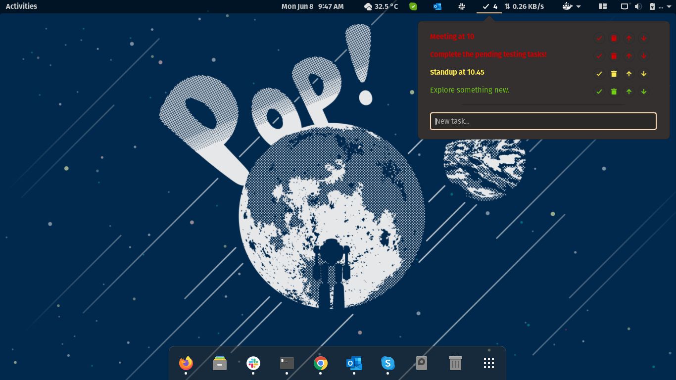 Great GNOME extension for users who love to work with tasks | Scrolller
