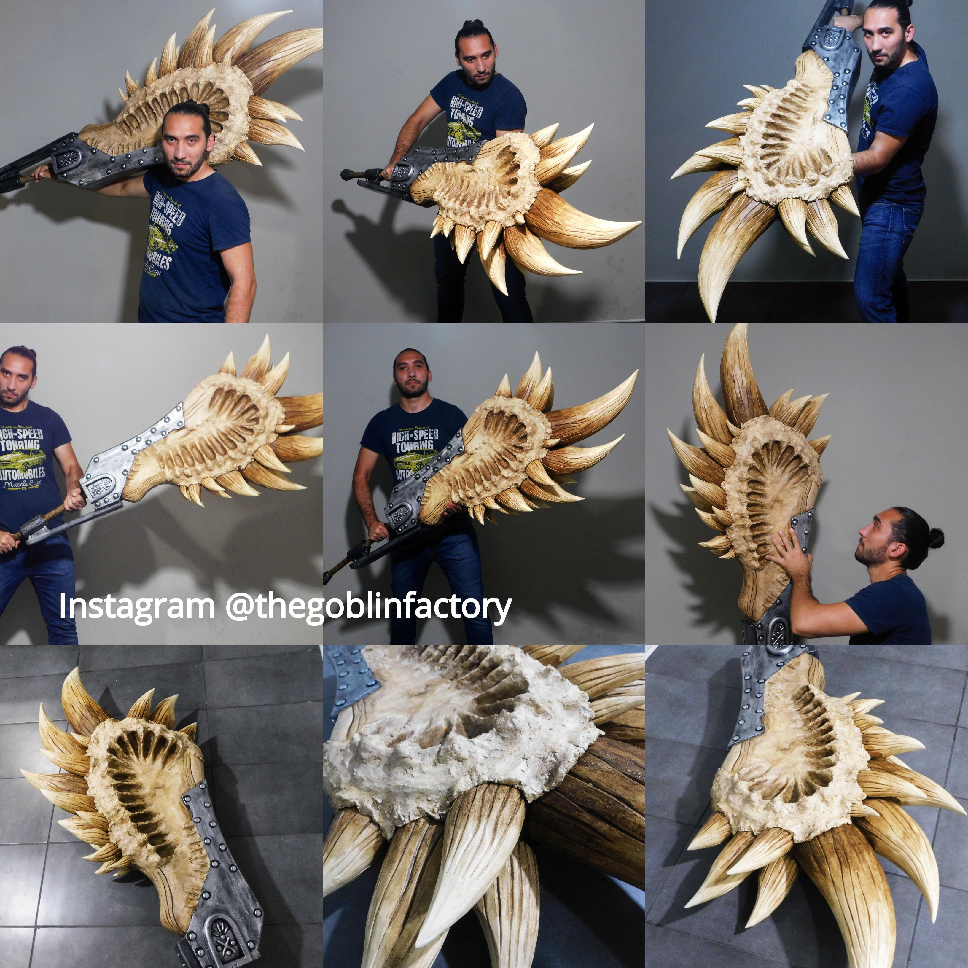 Great sword Monter Hunter World: Iceborne cosplay prop | Scrolller