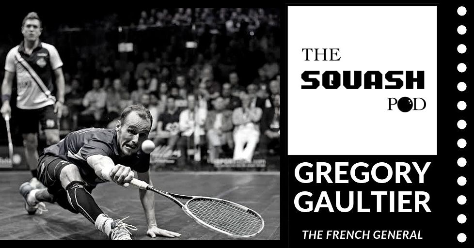 Gregory Gaultier Exclusive!! from the squash pod avaiiable this Bank Holiday Monday. 😁😁😁😁 ...
