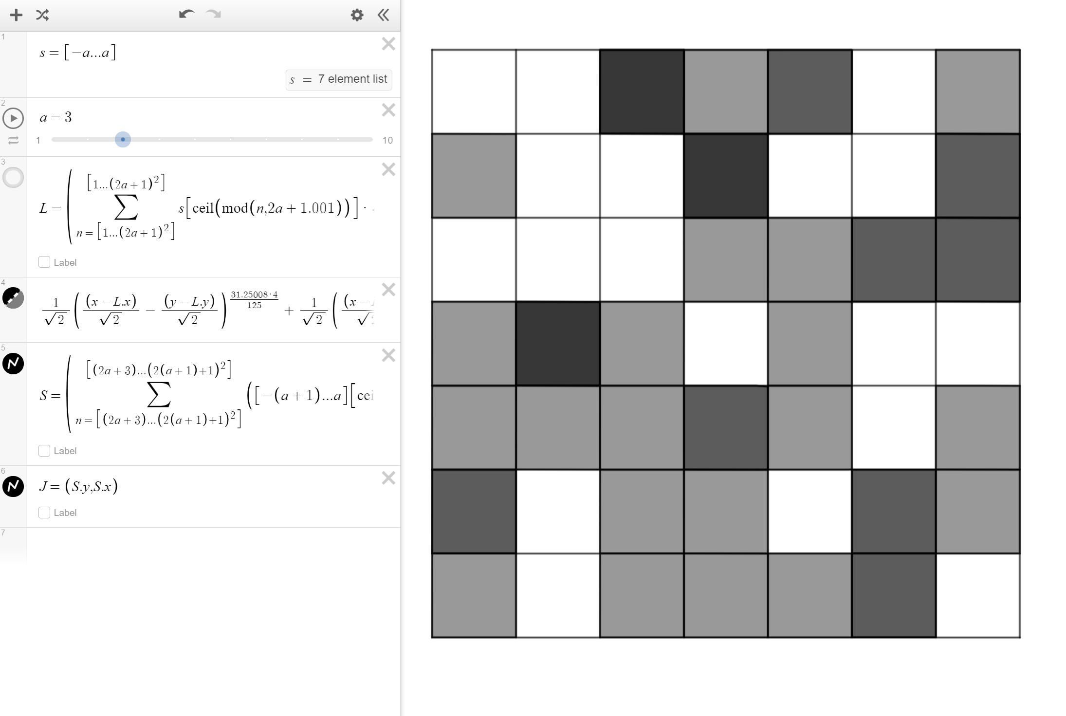 Grid of randomly bright squares | Scrolller