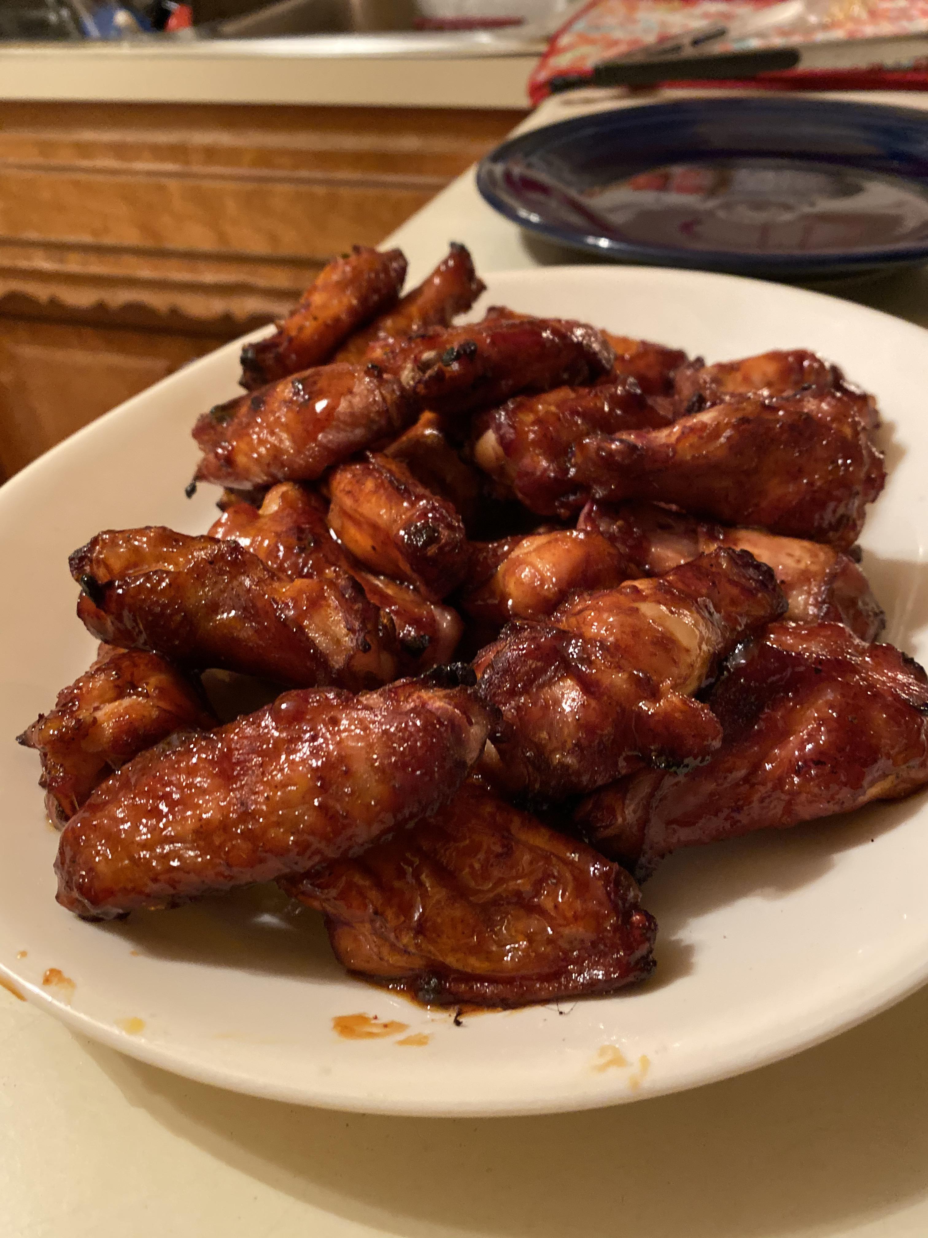 Grilled up some wings. | Scrolller