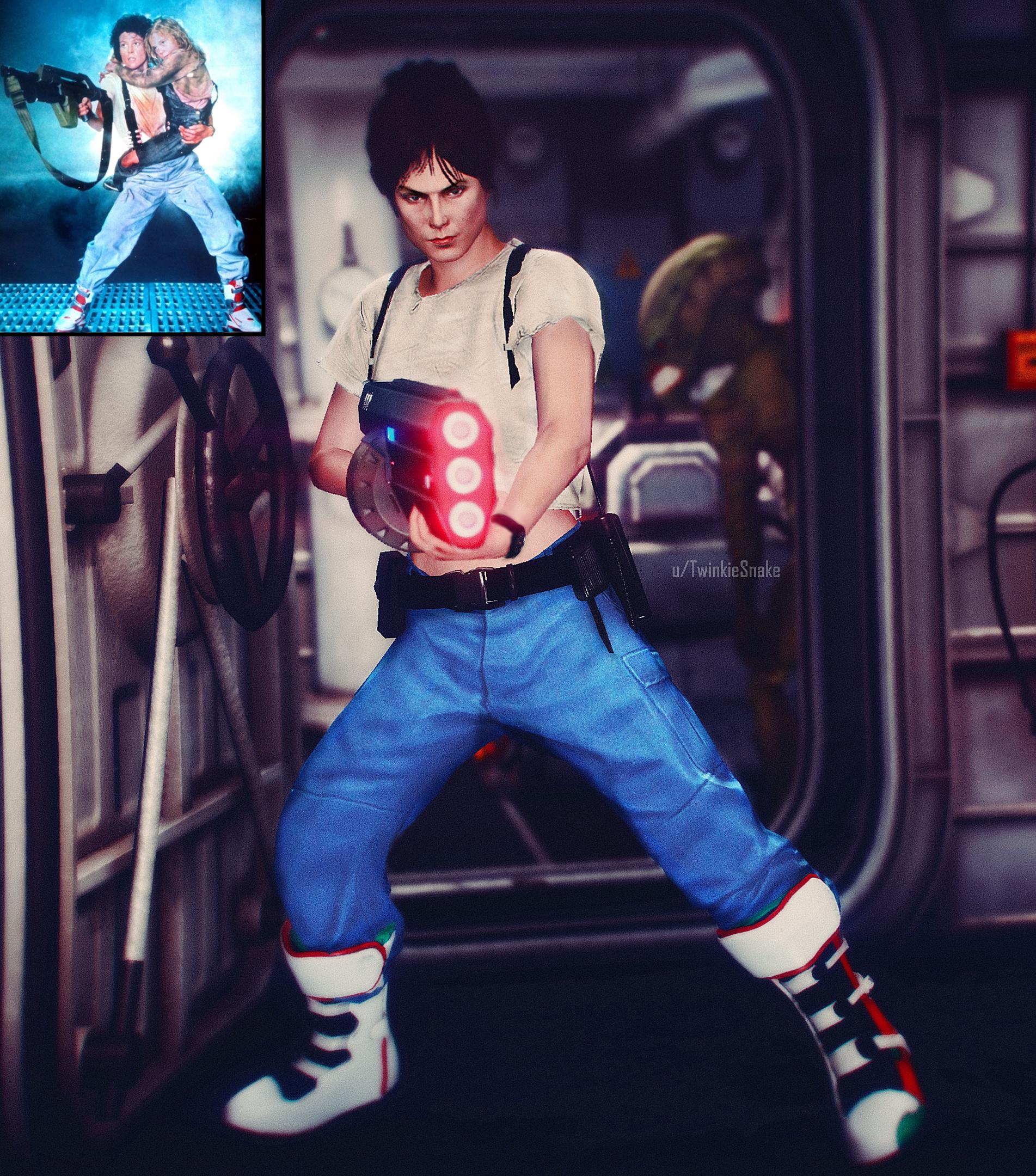 [GTA V] Ellen Ripley - Aliens,1986 | Scrolller