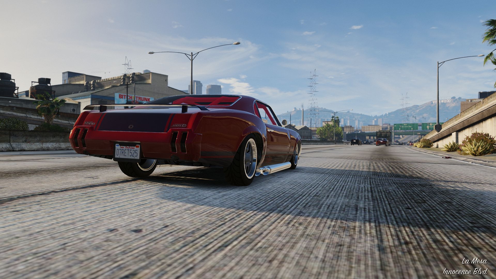 GTAV - Big red and the highway [1920x1080] [OC] | Scrolller