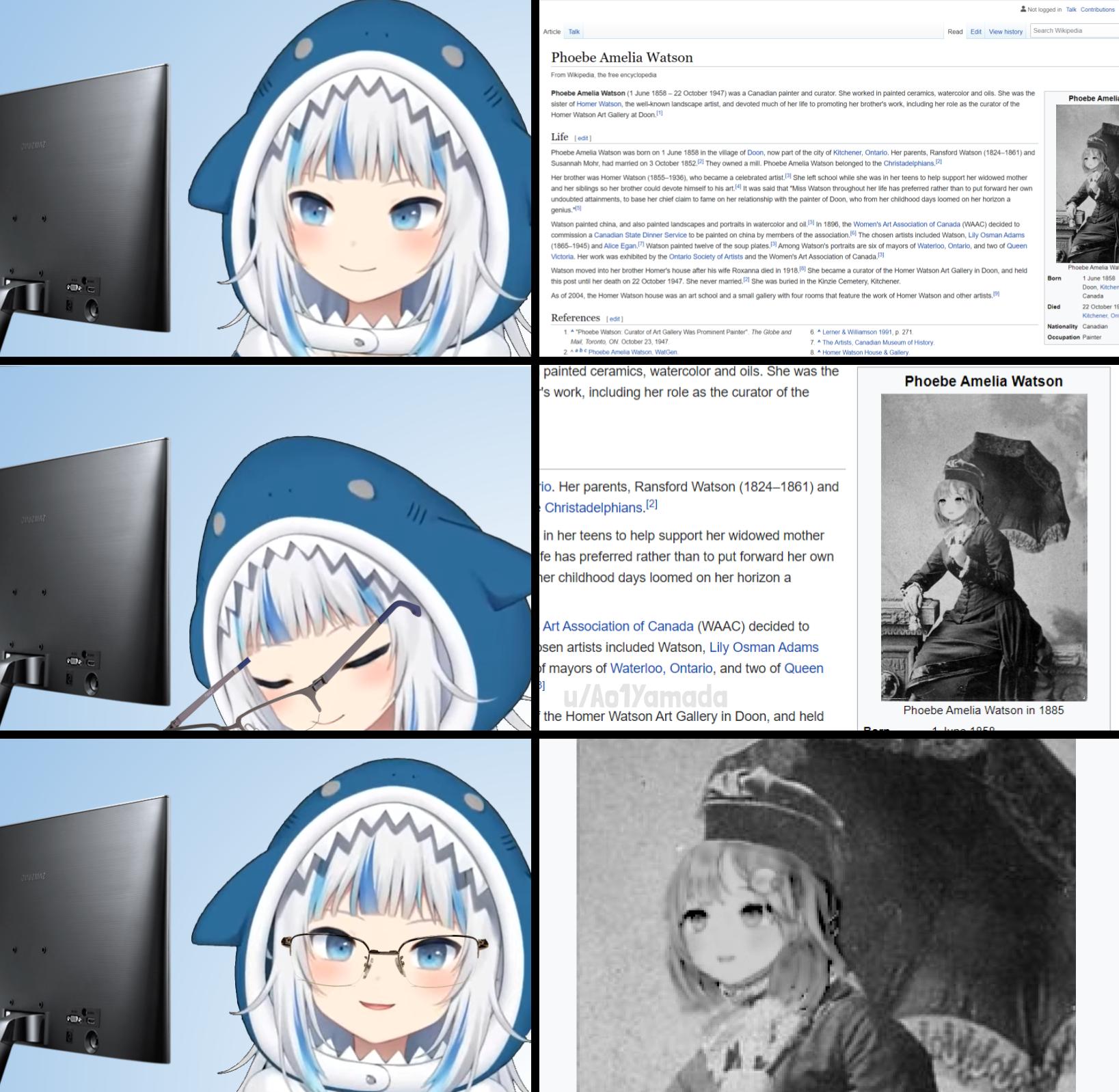 Gura learns history | Scrolller