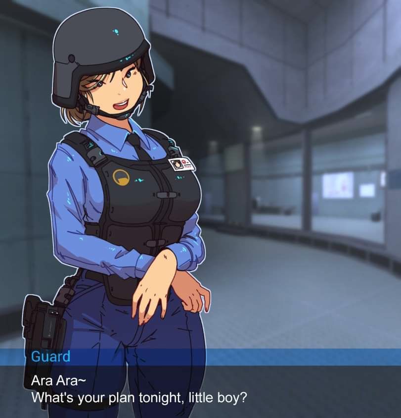 Guys, i have a new recruit for the shota cops, says she wants to be in the undercover unit but ...
