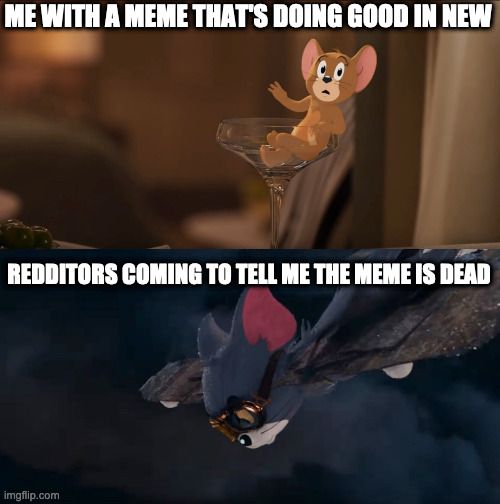 ha can't say this meme is dead can you. i literally invented it. | Scrolller