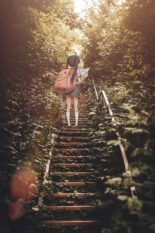 Hachikuji in the Forest | Scrolller