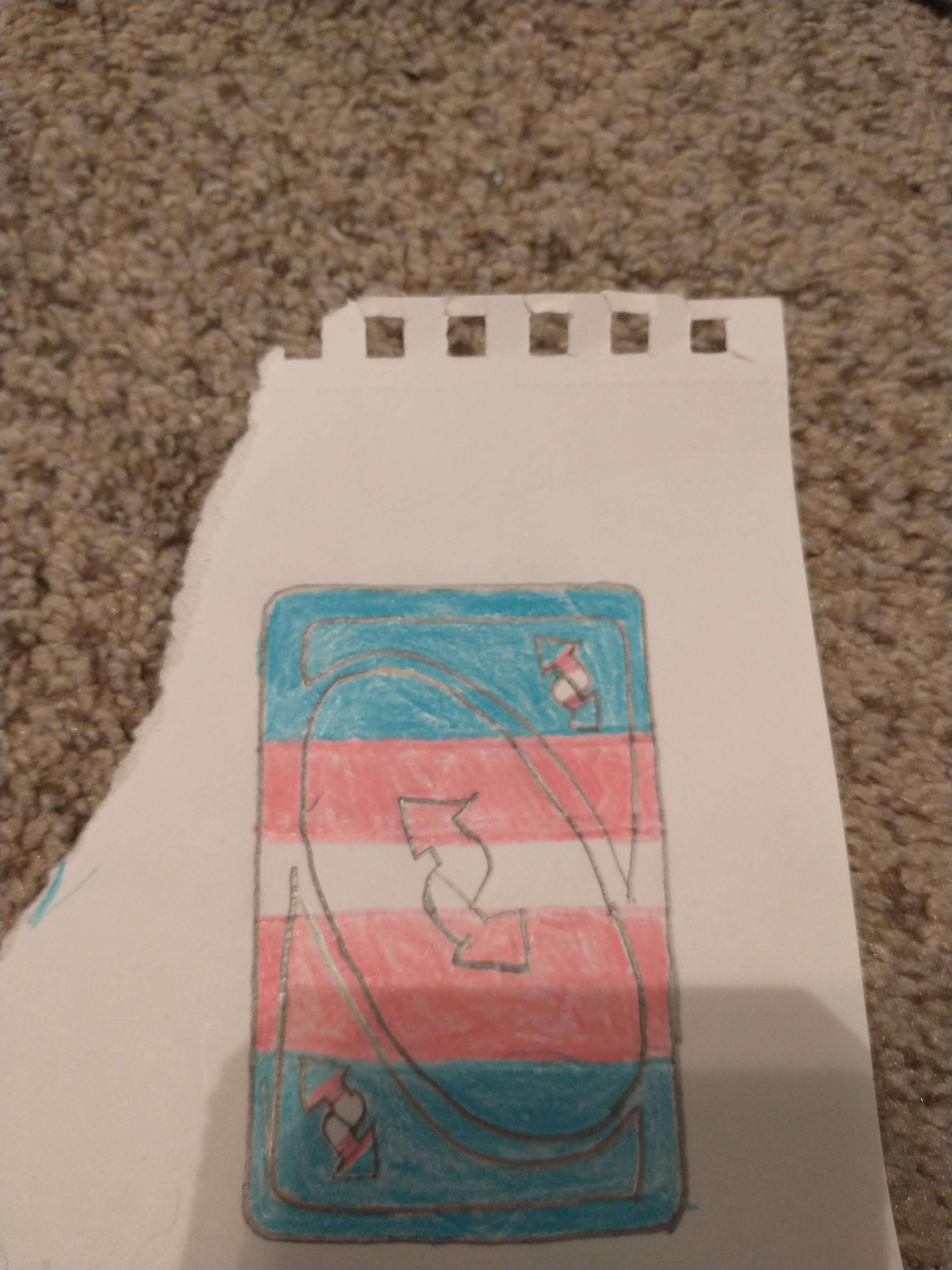 Haha uno reverse card go DNE EHT DLROW_irl | Scrolller