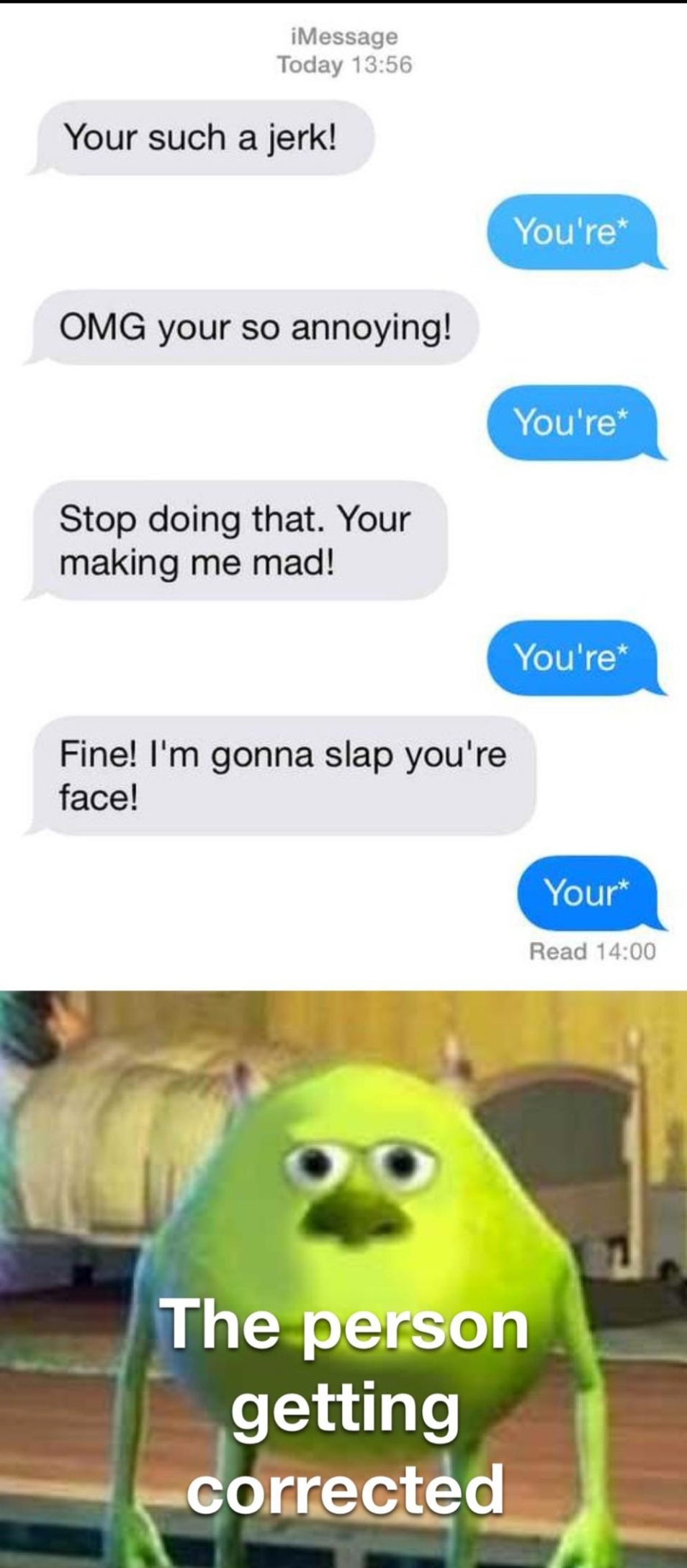 Haha you get it because it's misspelled | Scrolller