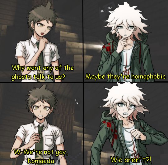 Hajime and Nagito go Ghost Hunting | Scrolller