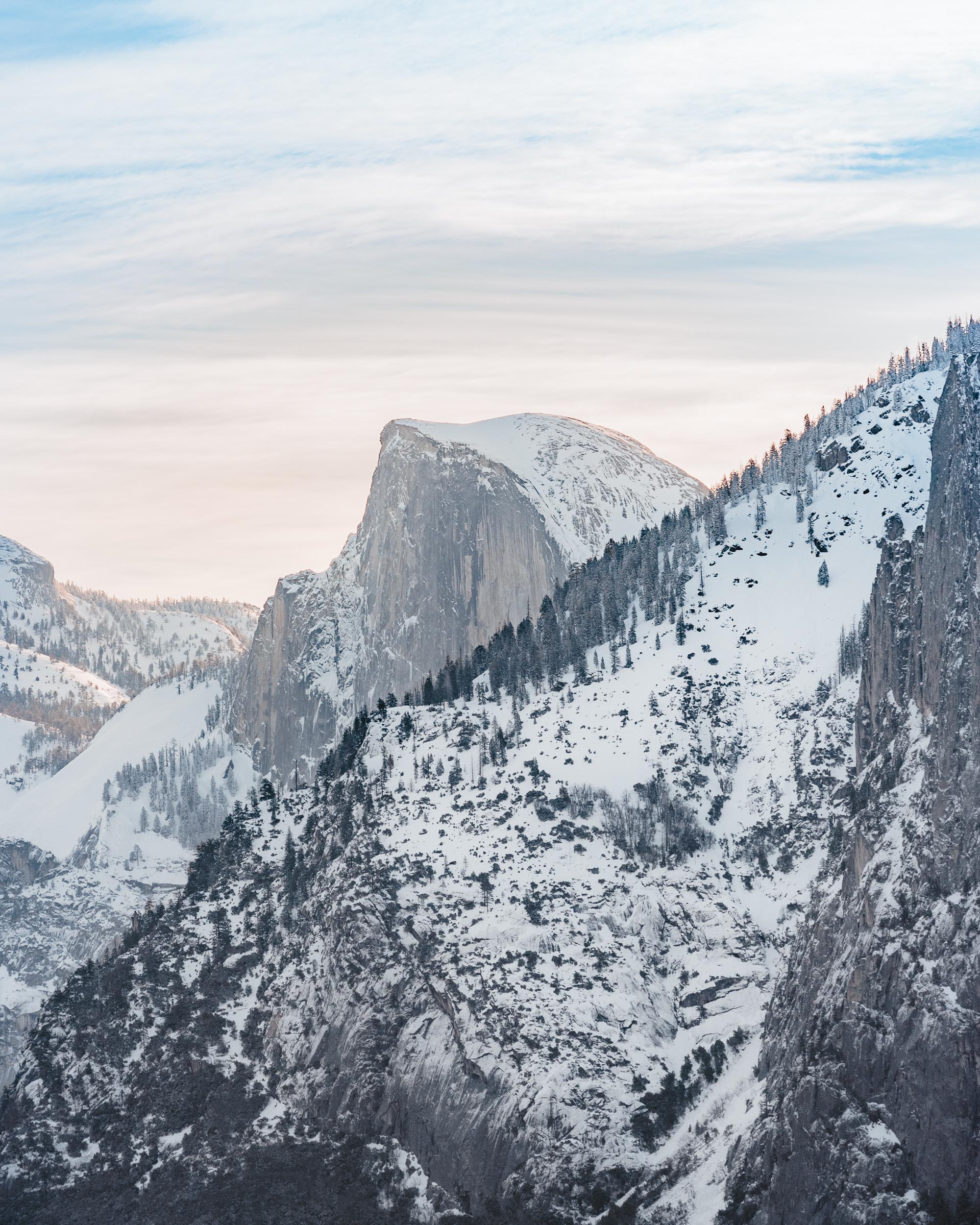 Half Dome decorated in snow ️ | OC @c.by.eva [2000 x 2500] | Scrolller