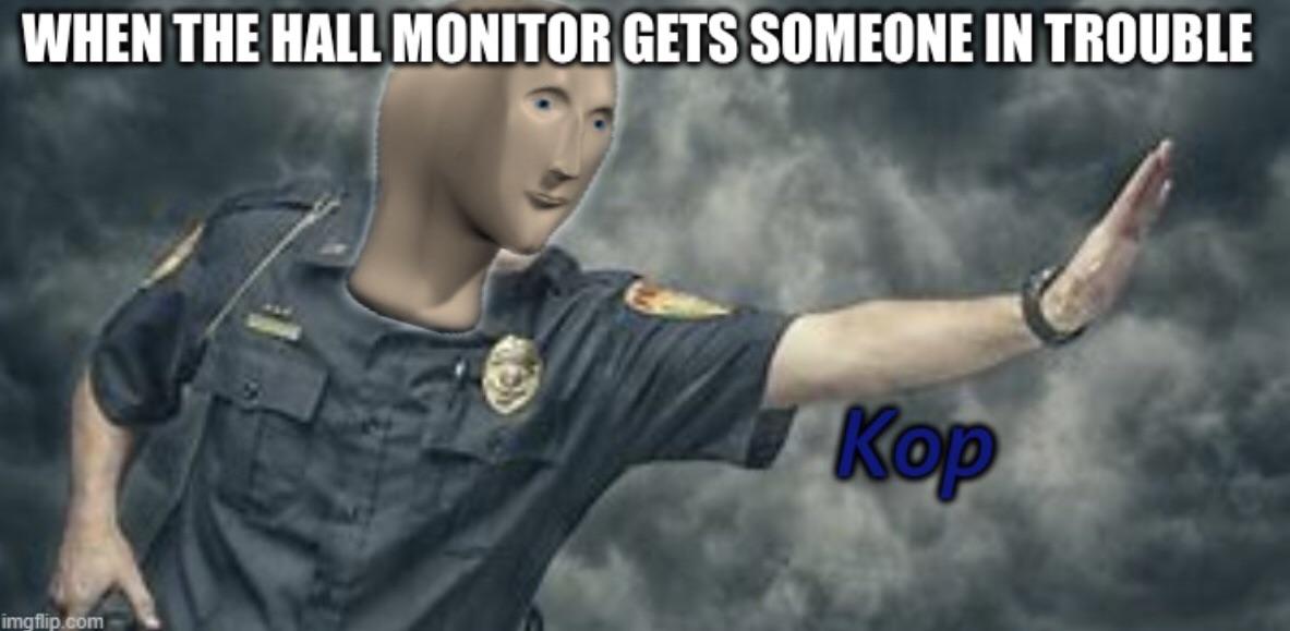 Hall monitors are annoying | Scrolller