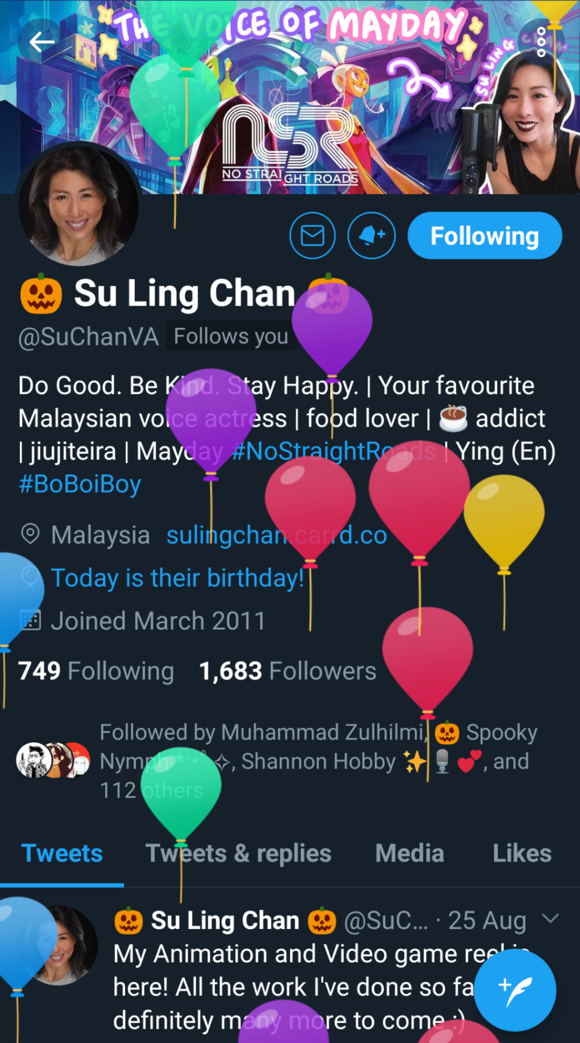 Happy Birthday to Su Ling Chan, AKA Mayday! | Scrolller