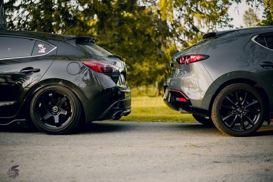 Happy Hump Day Wednesday to all featuring the two Mazda3 brothers. | Scrolller