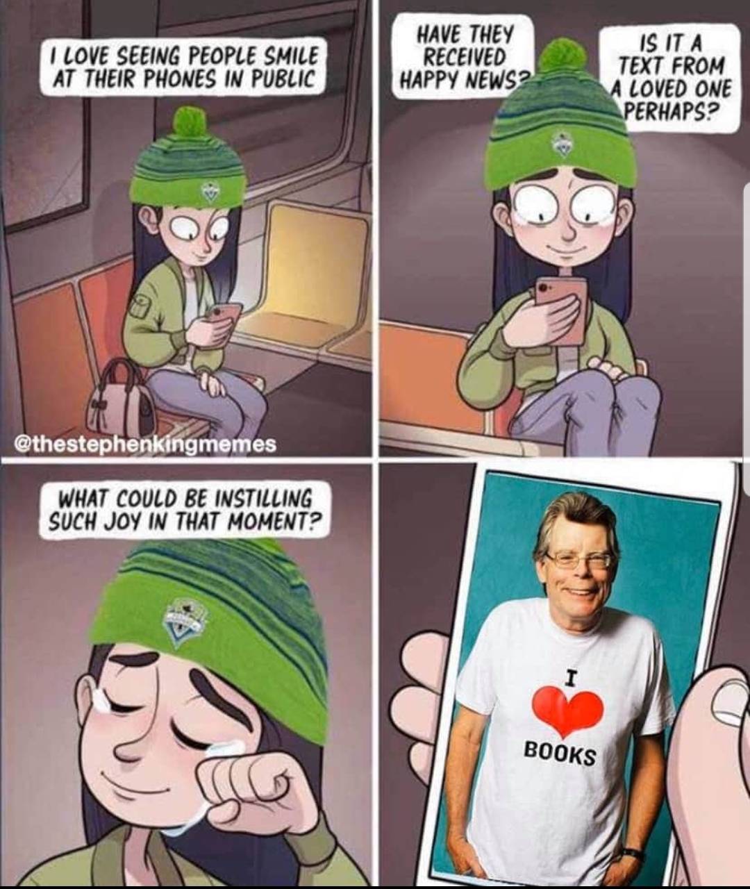 *Happy tears* (Original art by Adam Ellis) | Scrolller