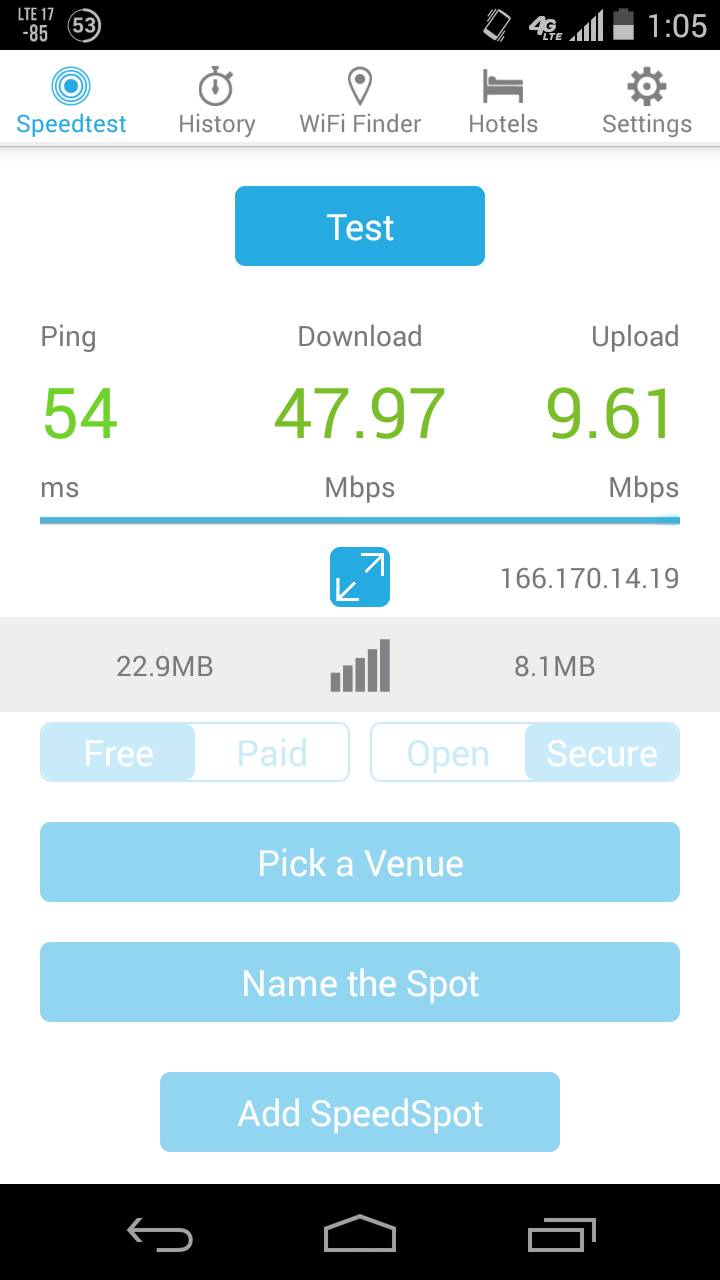 Happy with LTE speeds | Scrolller