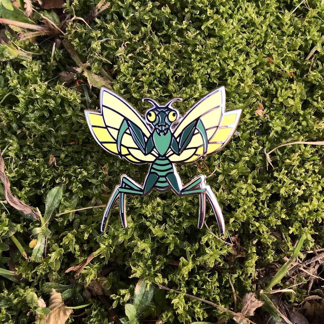 Hard Enamel Praying Mantis By @ursamajorsupply | Scrolller