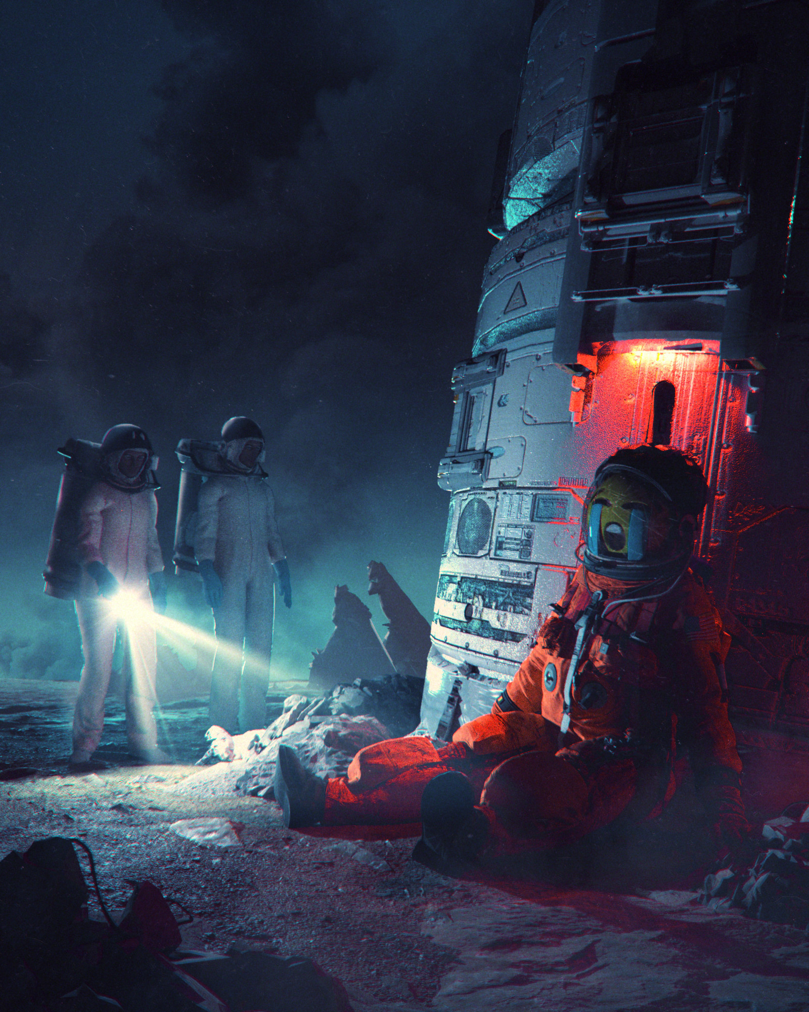 Hard Landing by Beeple | Scrolller