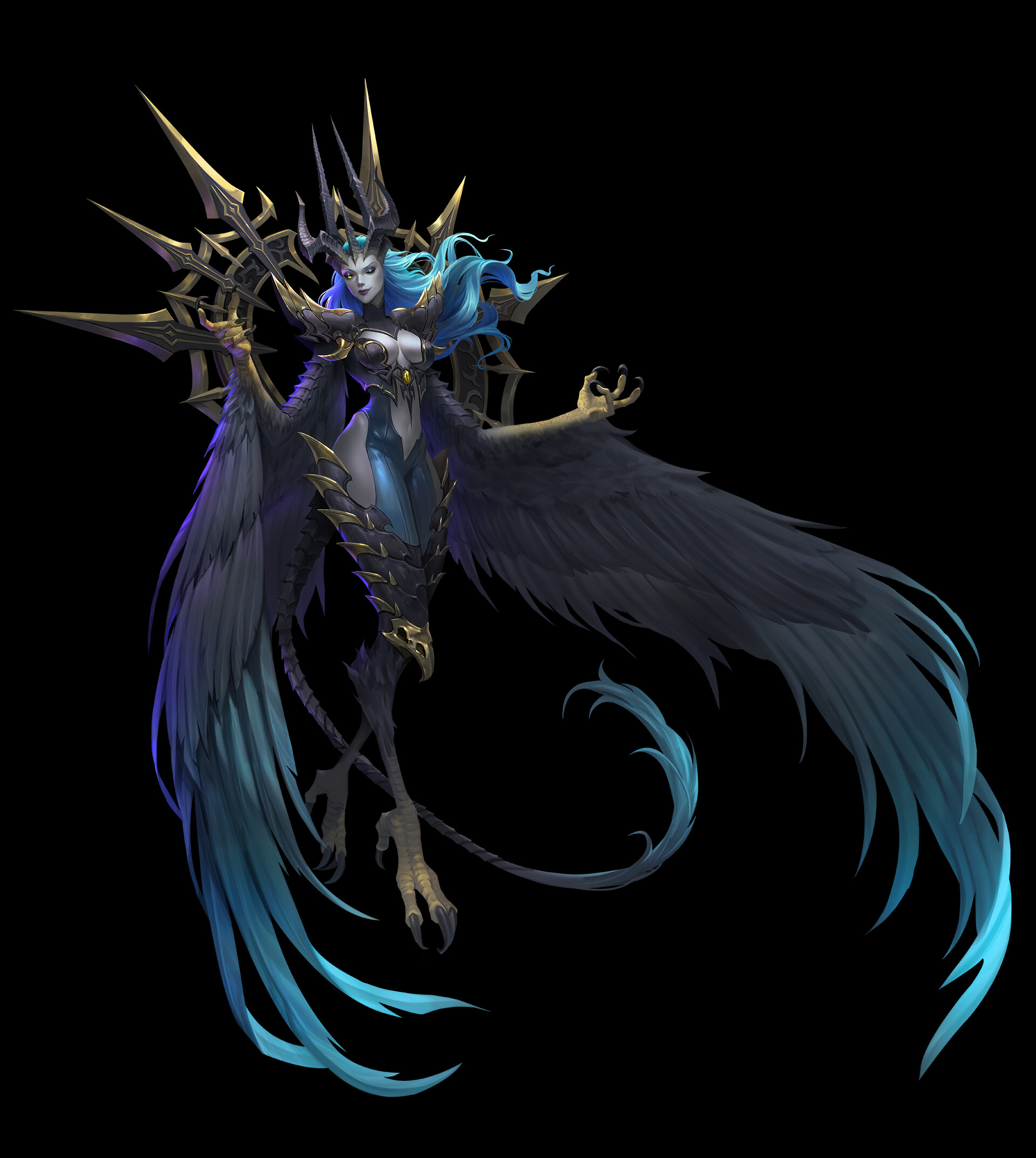 Harpy Queen by Siyun Yoon | Scrolller