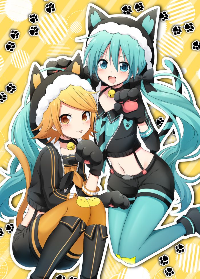 Hatsune Miku & Kagamine Rin [Vocaloid] | Scrolller