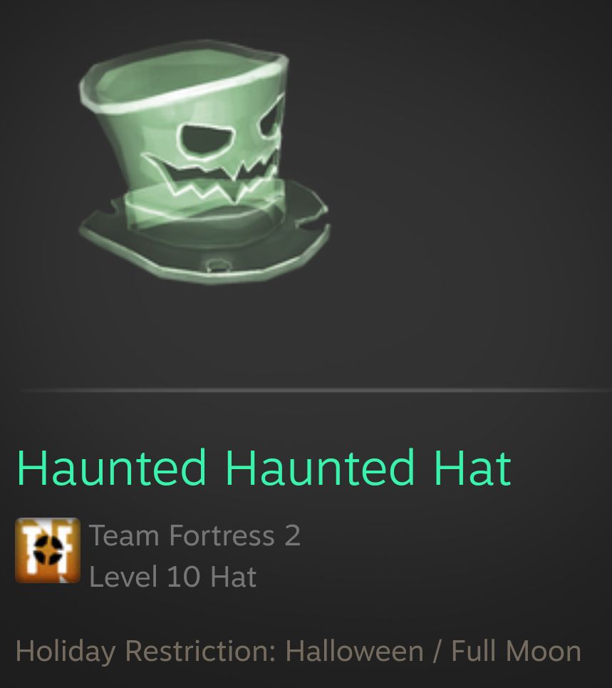 Haunted Haunted Hat | Scrolller