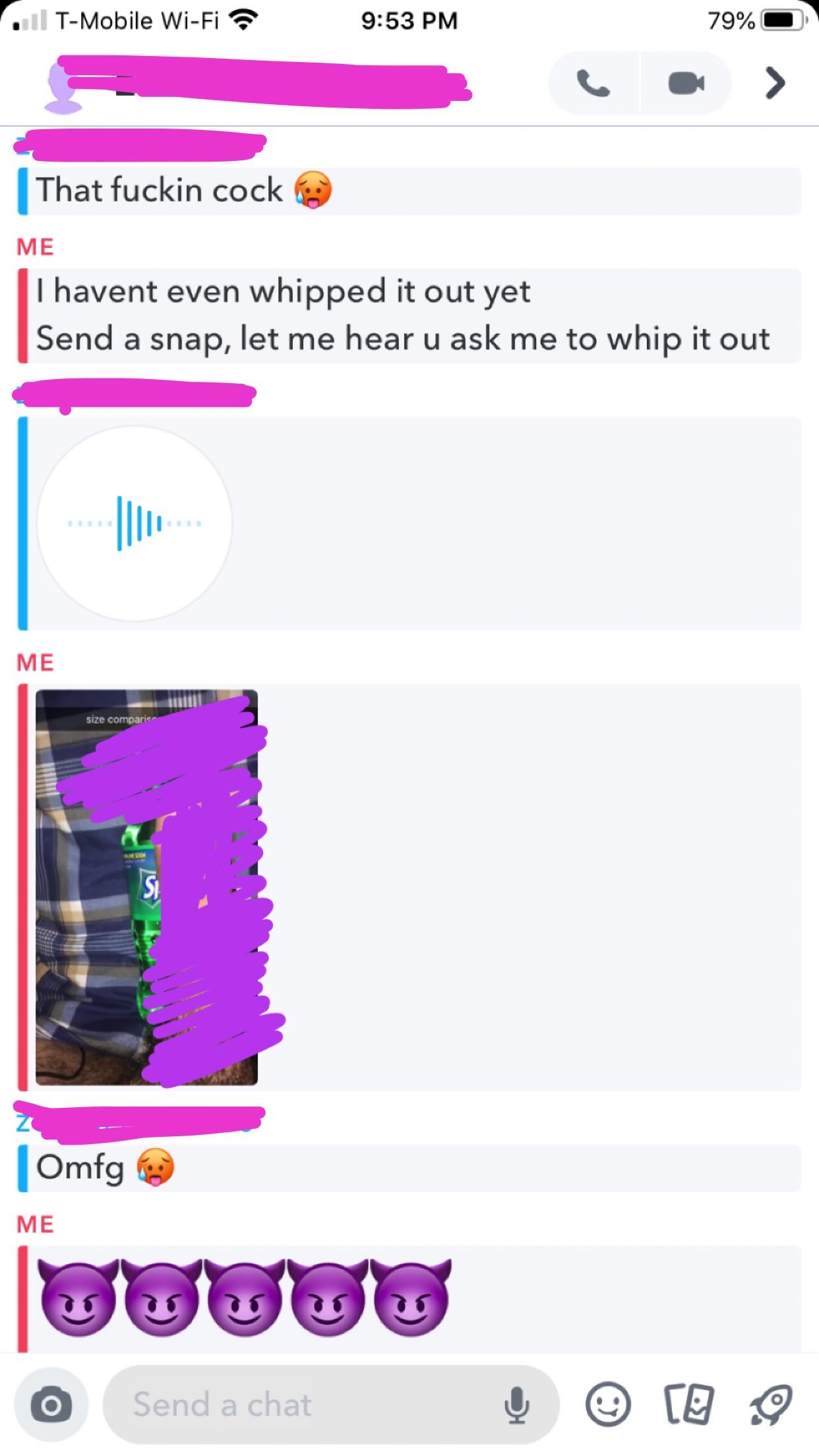 Haven’t even whipped it out | Scrolller