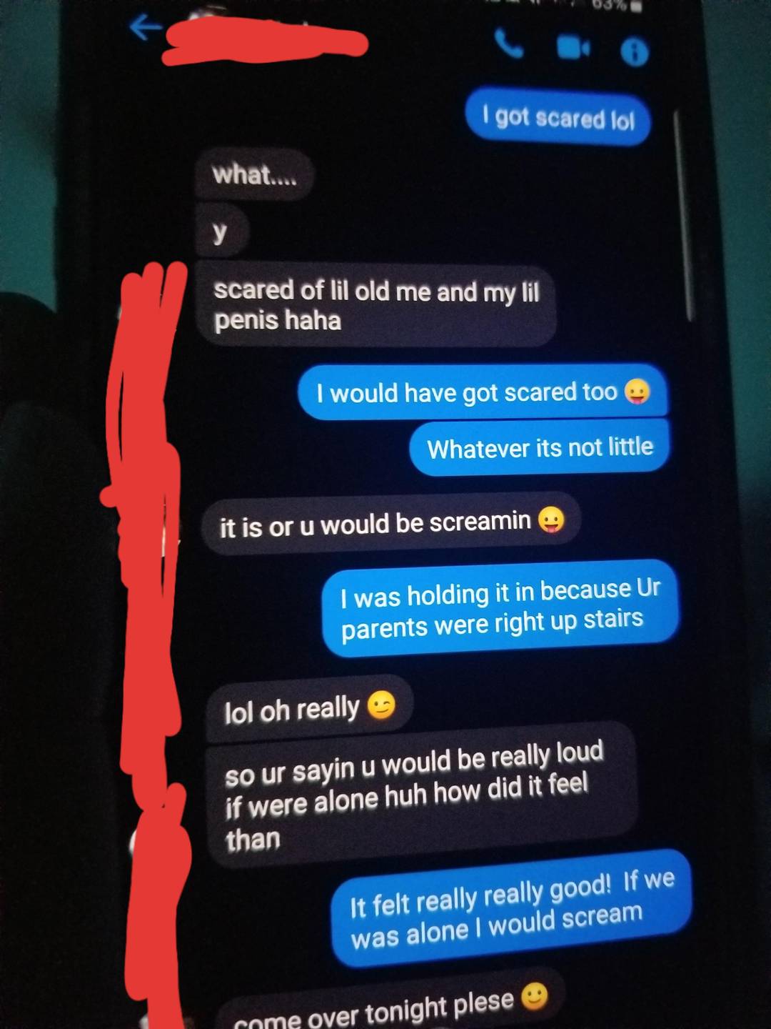 He mustve had her biting the pillow ;) | Scrolller