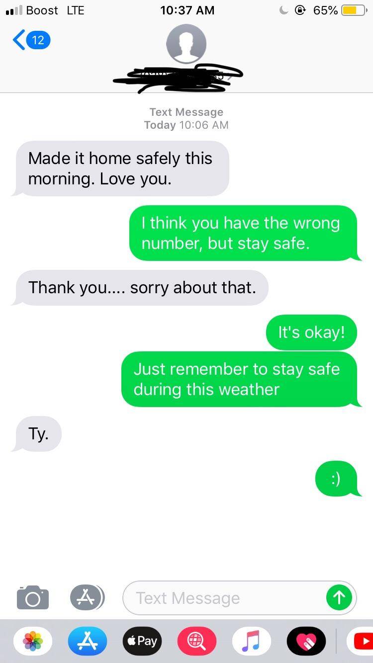 He/she has the wrong number,if they are reading this I hope I made your day! | Scrolller