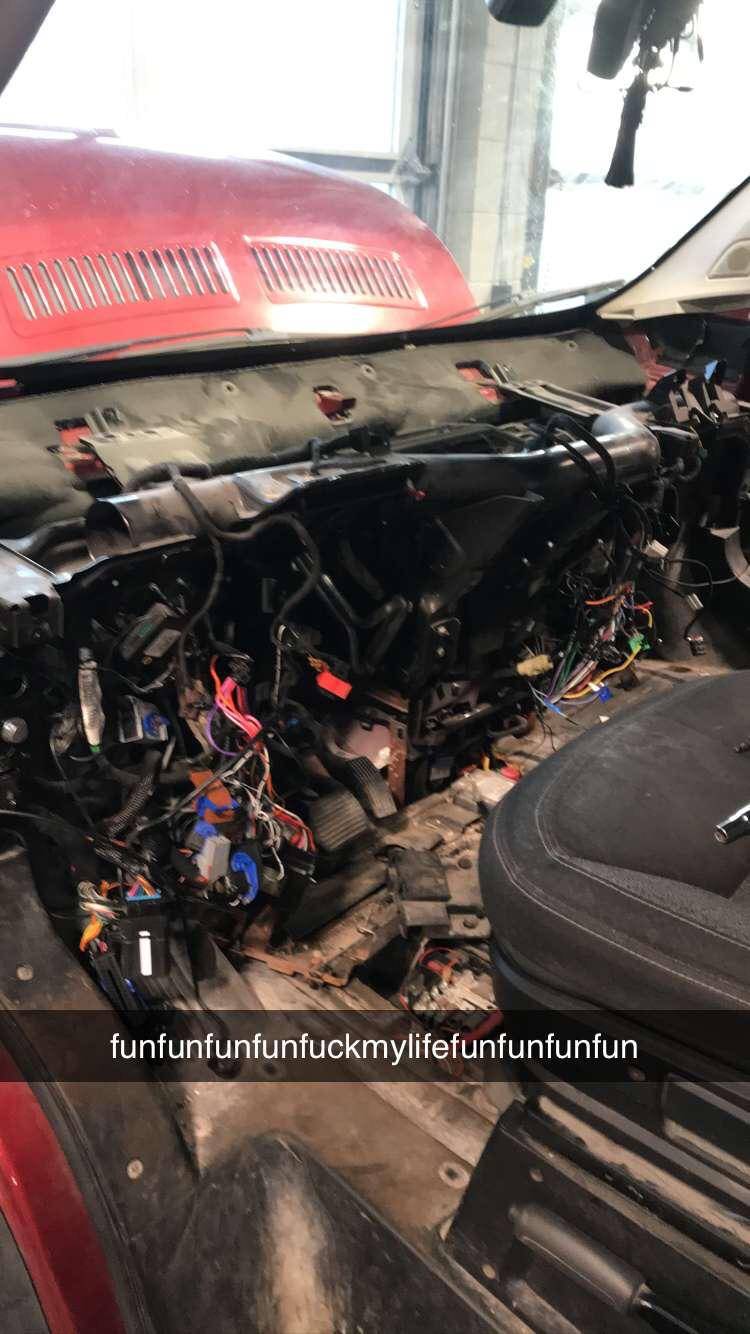 heater core on an ram 1500 promaster (and yes it went back together eventually lol) | Scrolller