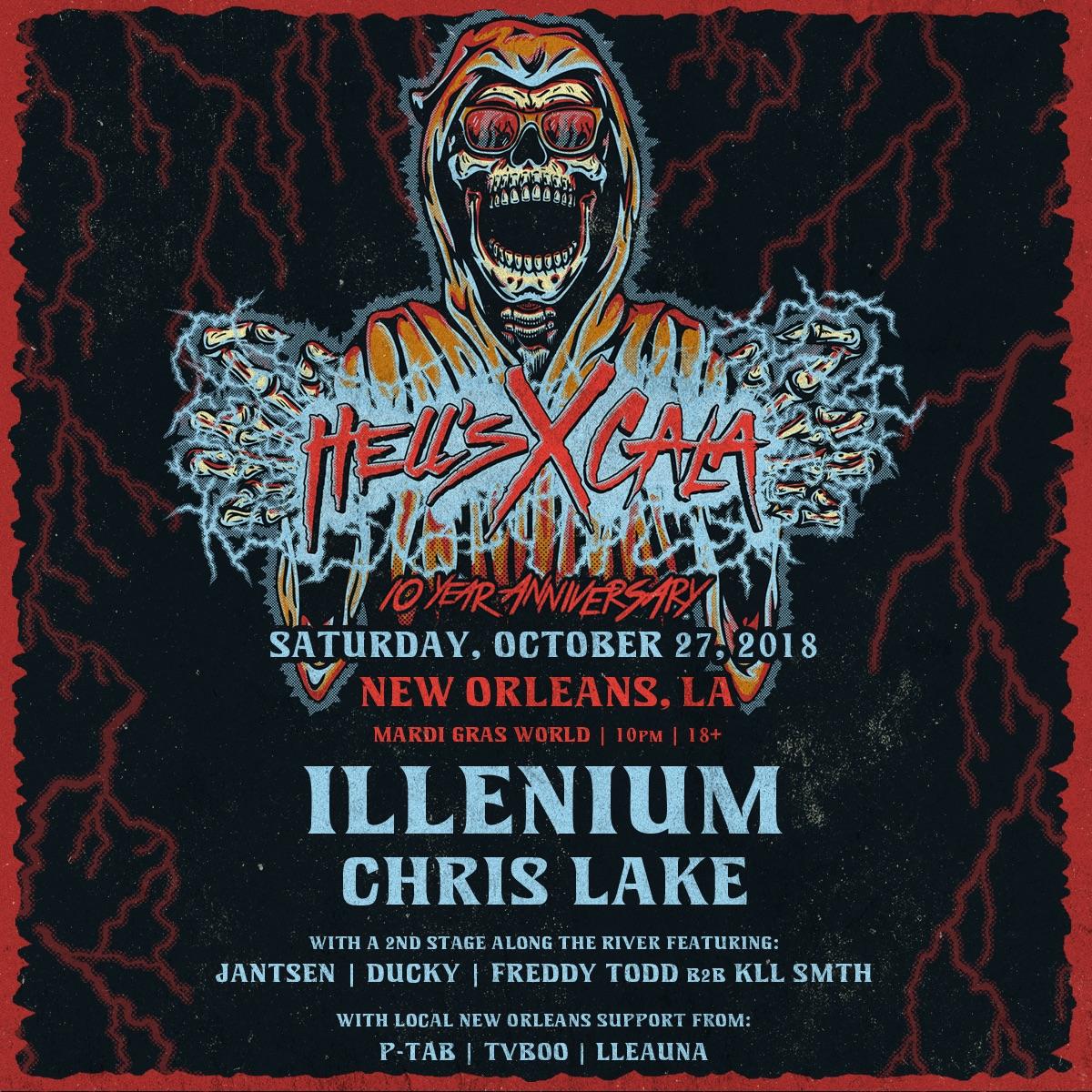 Hell’s Gala Saturday Night with Illenium, Chris Lake and more! | Scrolller