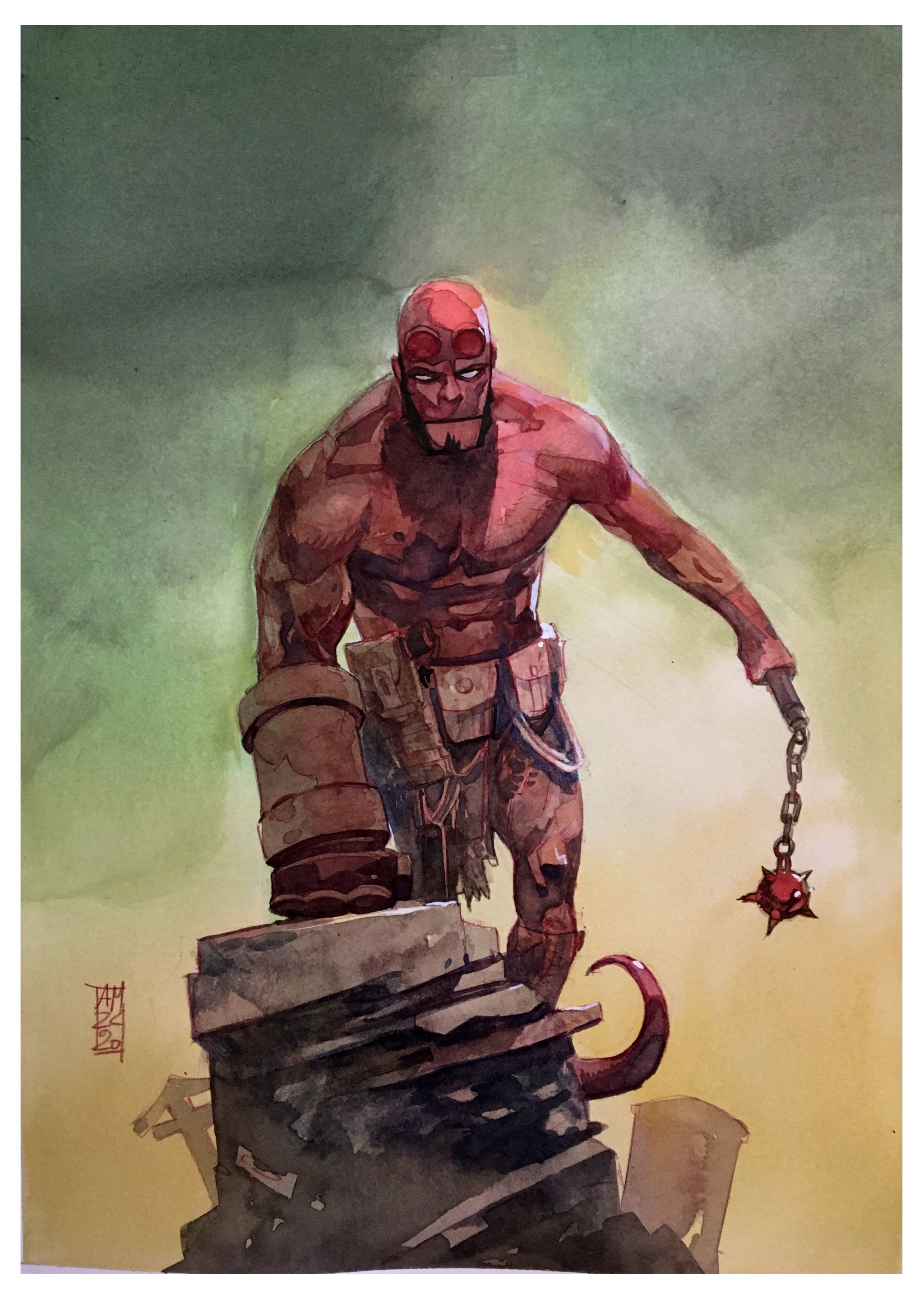 Hellboy by artist Alex Maleev | Scrolller