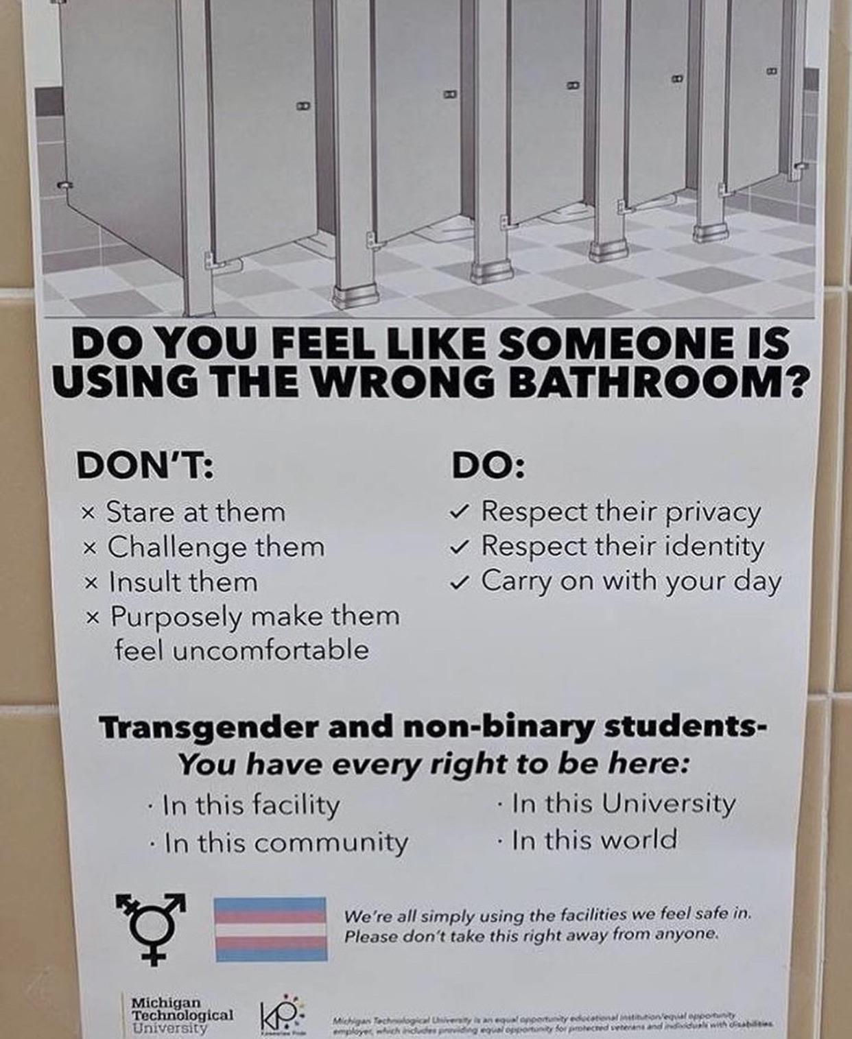 Hello dear non-binary and trans people out there, I came across this poster scrolling through ...