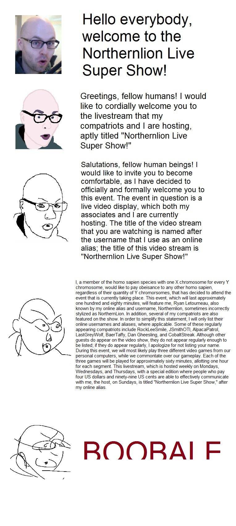 Hello everybody, welcome to the Northernlion Live Super Show! | Scrolller
