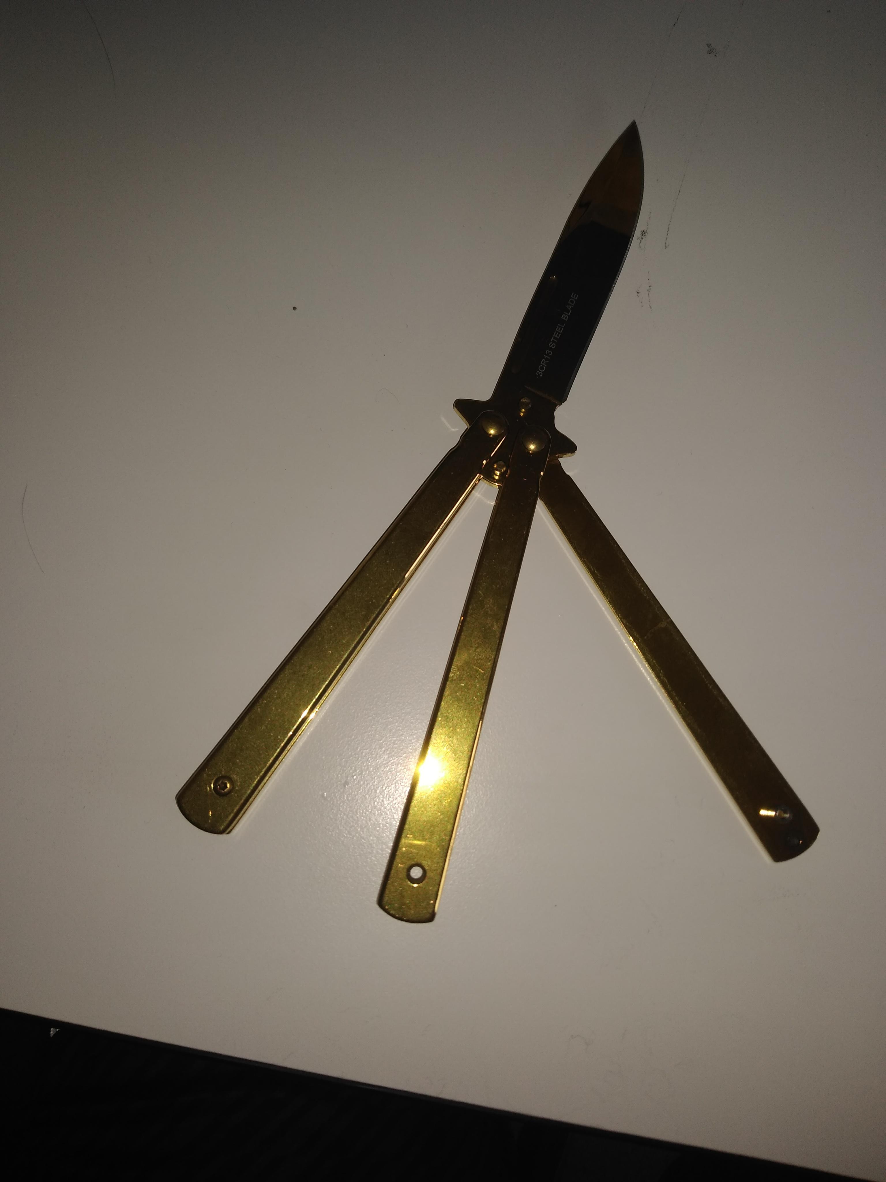 Help. Butterfly knife latch gone. Any help needed | Scrolller