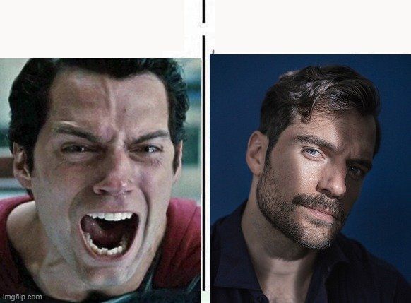 Henry Cavil version of the "Average Fan vs. Average Enjoyer" meme | Scrolller