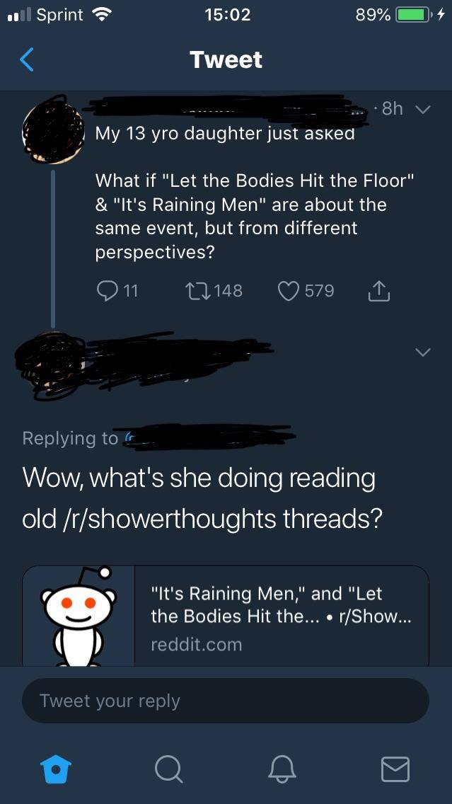 Her daughter’s quite the thinker. | Scrolller